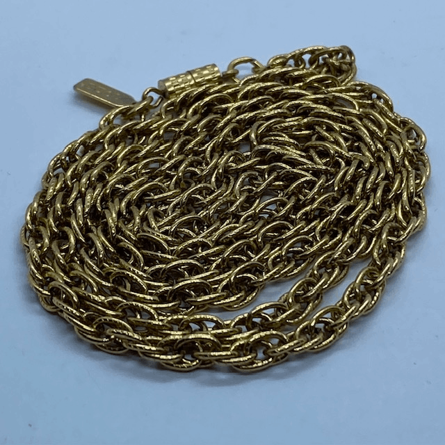 Vintage 1928 Collection 28" Gold Tone 4mm Long Chain Necklace | eBay