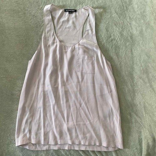 Alexander Wang 100% silk racerback tank small | eBay