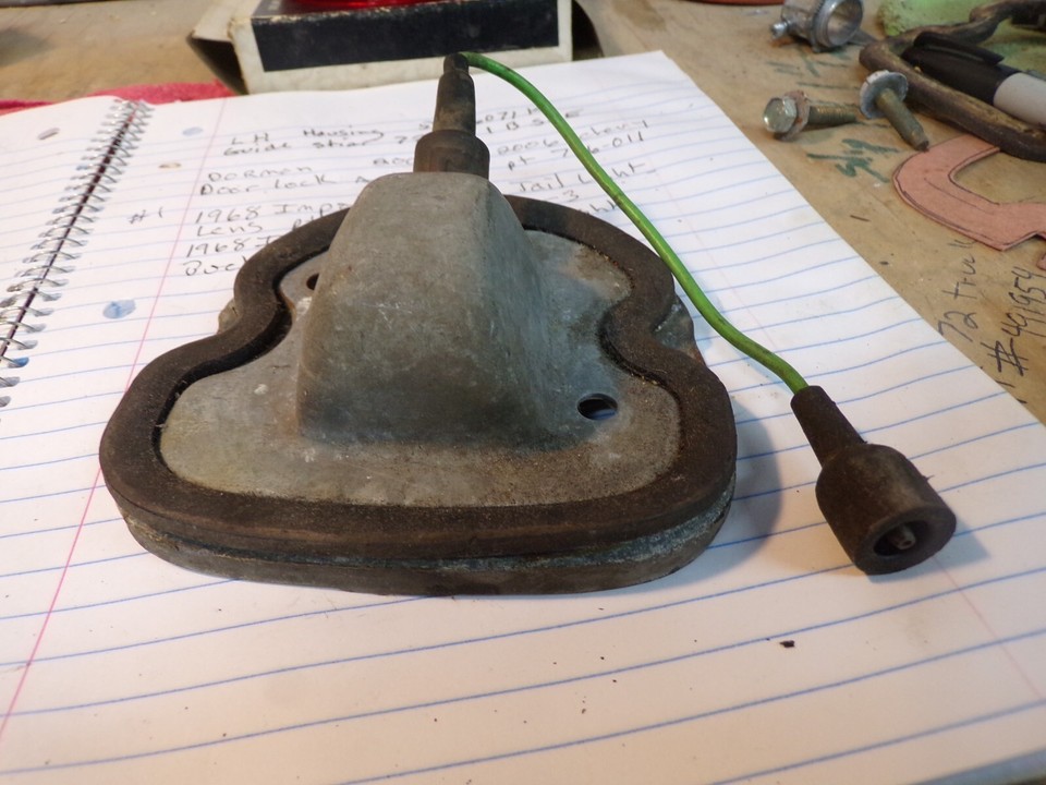 1968 impala wagon tail light lens housing single element bulb | eBay