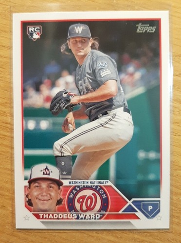 2023 TOPPS UPDATE THADDEUS WARD ROOKIE #111 WASHINGTON NATIONALS | eBay