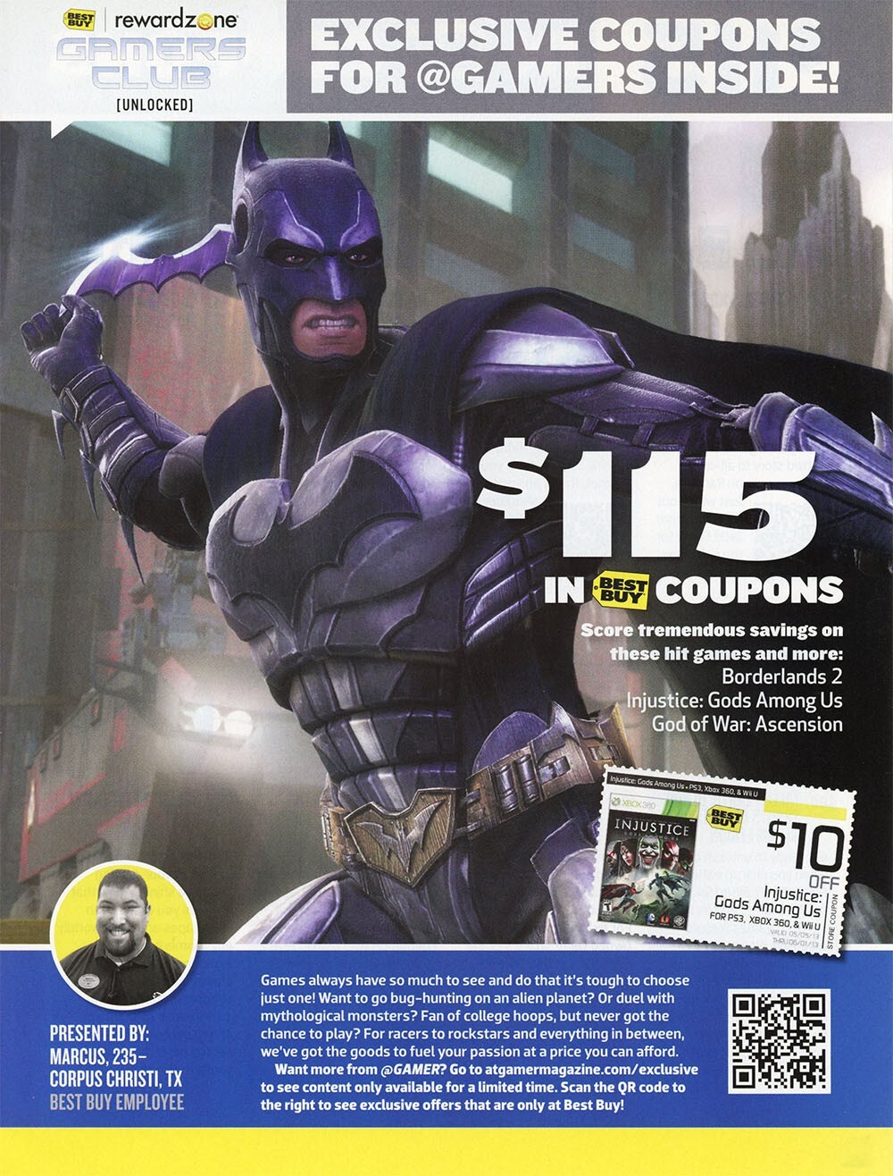 Batman Injustice Xbox 360 Original 2014 Ad Authentic Best Buy Video ...
