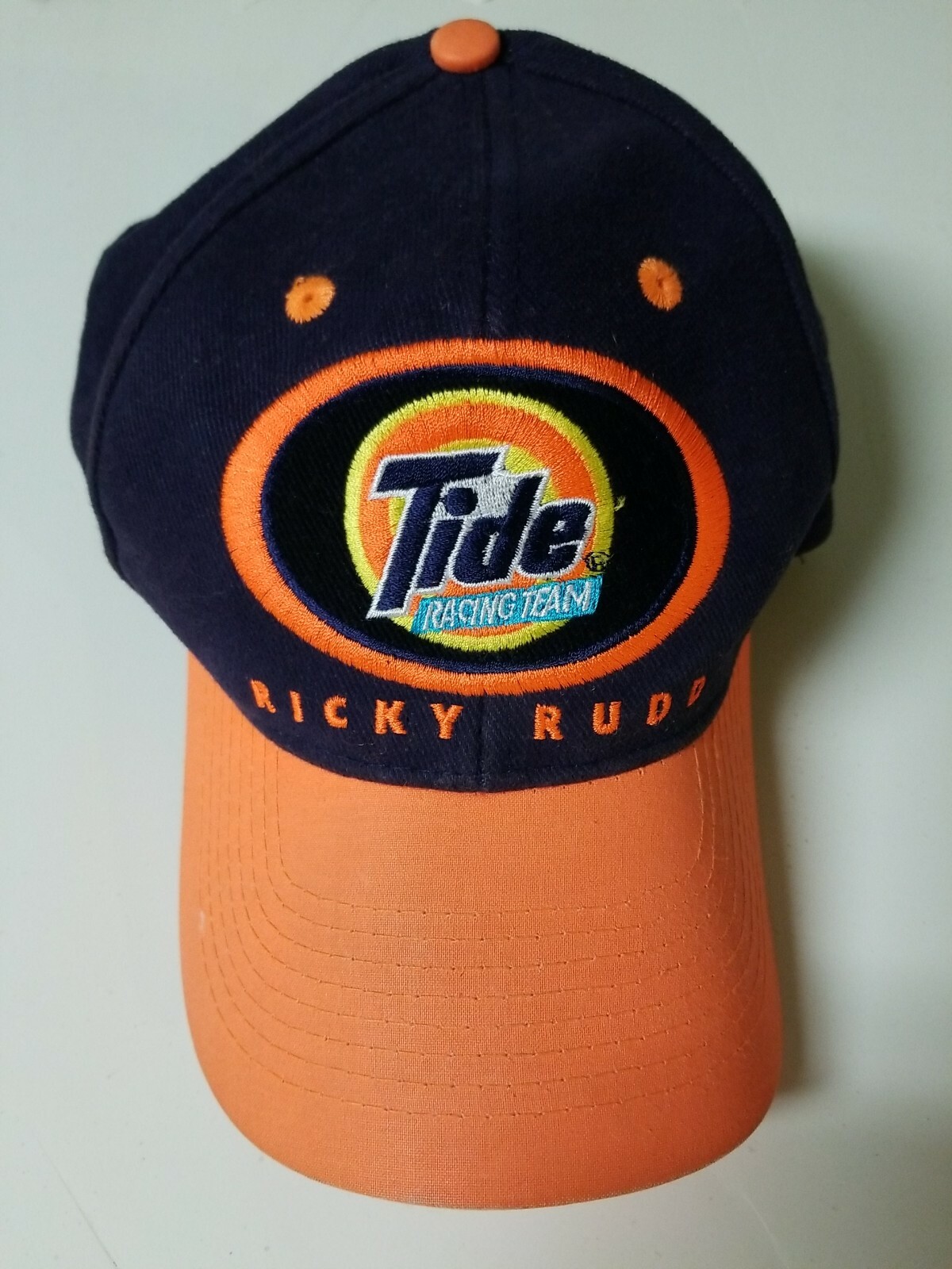 Vintage Tide Racing Team 90's NASCAR Promo Ricky Rudd Strapback Hat ...