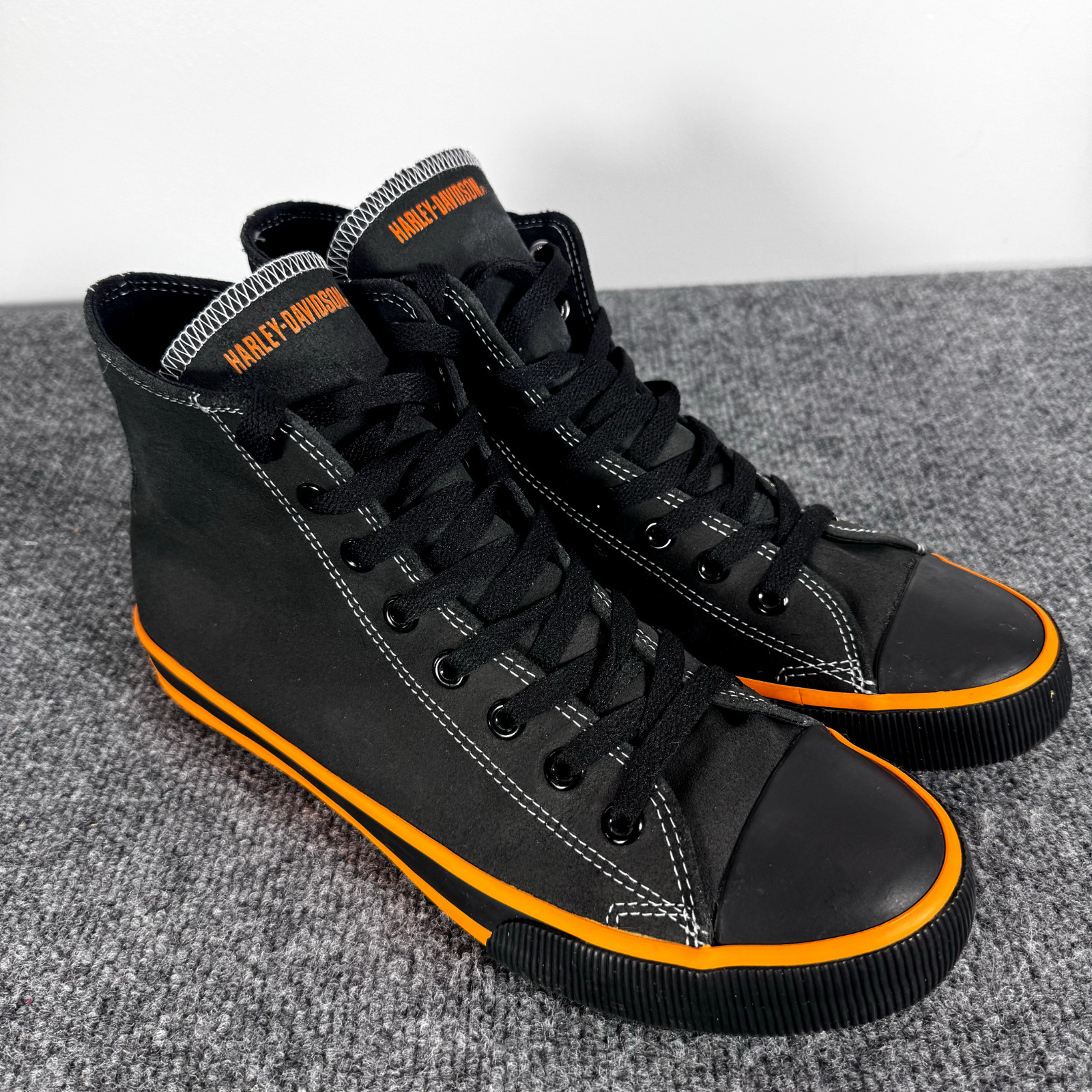 Harley Davidson Motorcycle Nathan Shoes Men’s 10 High… - Gem