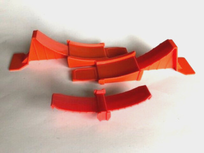 Hot Wheels Orange Track Loop Base and Upper Track Loop Connector | eBay