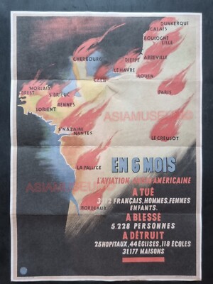1941 WW2 USA AMERICA EUROPE SPANISH WAR MAP FIRE BOMBING WWII ...