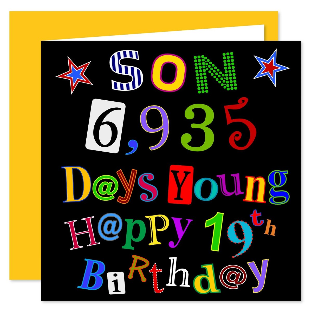 Happy 19th Birthday Cards