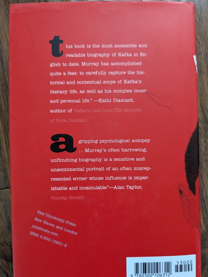 Franz Kafka A Biography by Nicholas Murray Book Hardcover | eBay