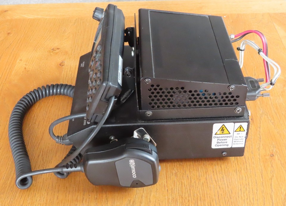 Simoco SRM9030 + TSX2000 Desk Top PSU, E0 band, 66-88Mhz, Programmed on ...