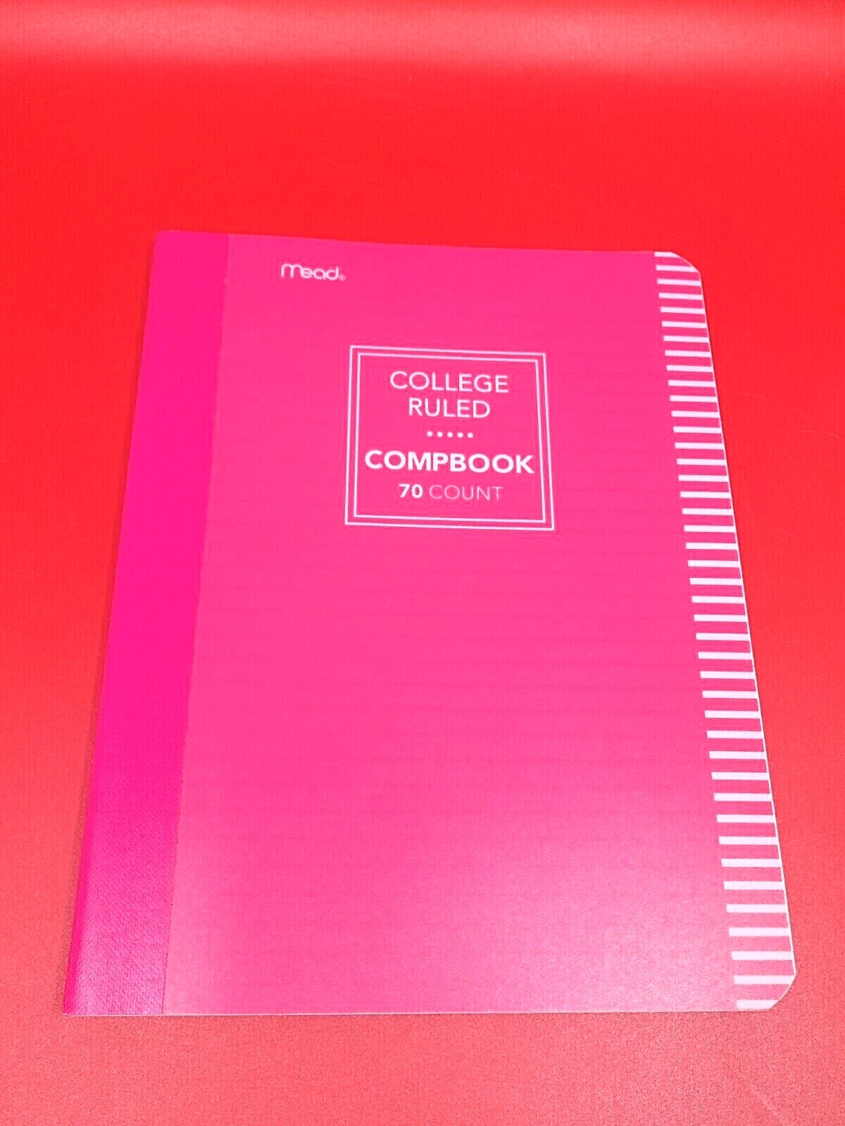 Lot Of 3/ 1- Pink 2- Purple Mead Composition/Notebook 70 Sheets College ...