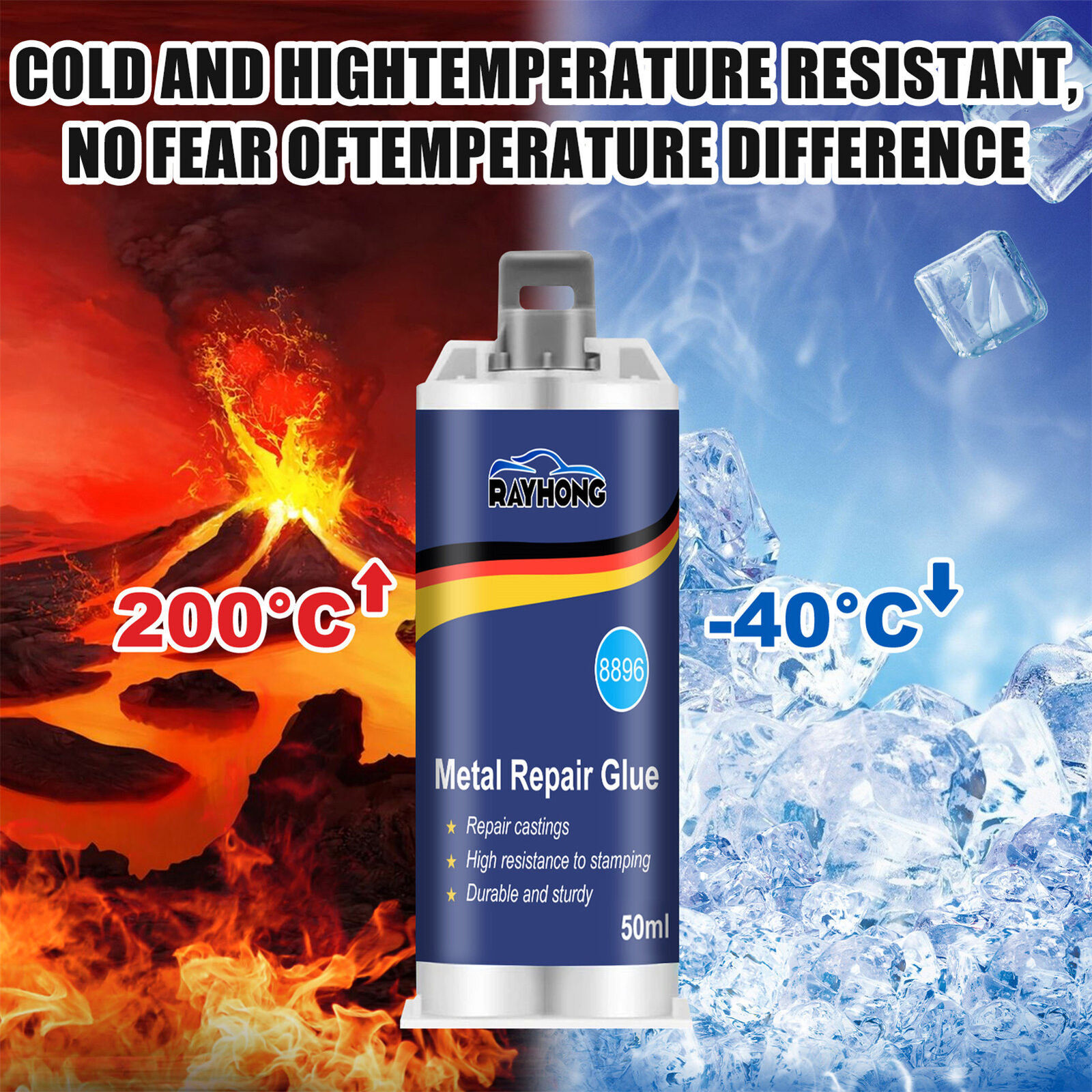 Metal Repair Glue Liquid Metal Filler Magic Metal Crazy Glue Metal 50 ...