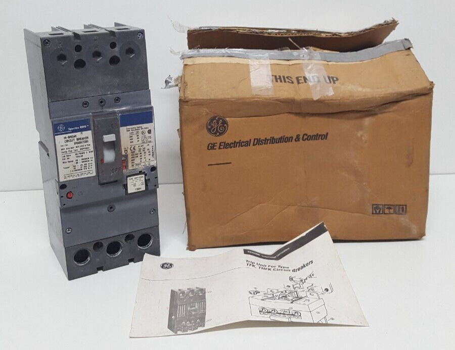 GE SPECTRA RMS SFHA36AT0250 HI-BREAK CIRCUIT BREAKER 3 POLE 250 FRAME ...