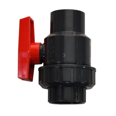 PVC Kugelhahn Absperrhahn Kugelventil Ventil Teichbau Bewässerung Ø 20 ...