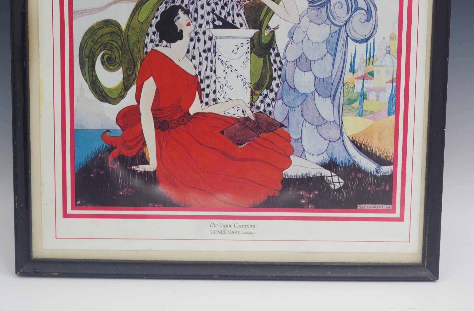 VOGUE COVER HELEN DRYDEN MARCH 1921 FRAMED ART NOUVEAU PRINT VINTAGE ...