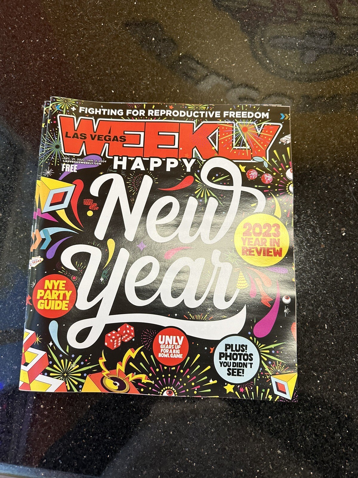 Las Vegas Weekly 2023 New Years Magazine Luke Bryan Christina Aguilera ...