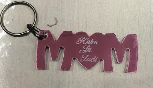 Mom Keychain Custom Names Free Engraved key chain Mother Key Ring ...