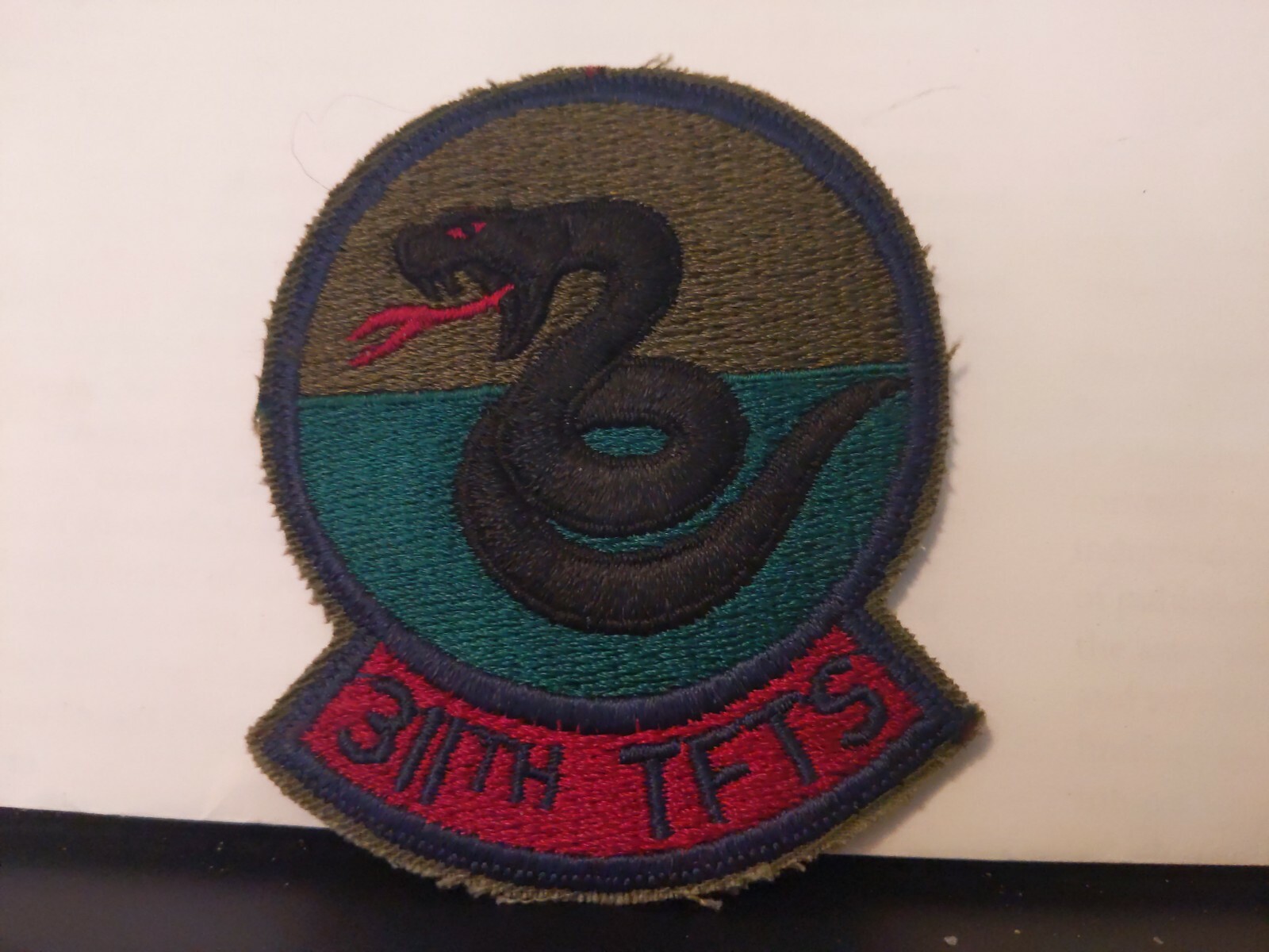 USAF 311th TFTS TACTICAL FIGHTER TRAINING SQUADRON PATCH 3 1/2 x 3 ...