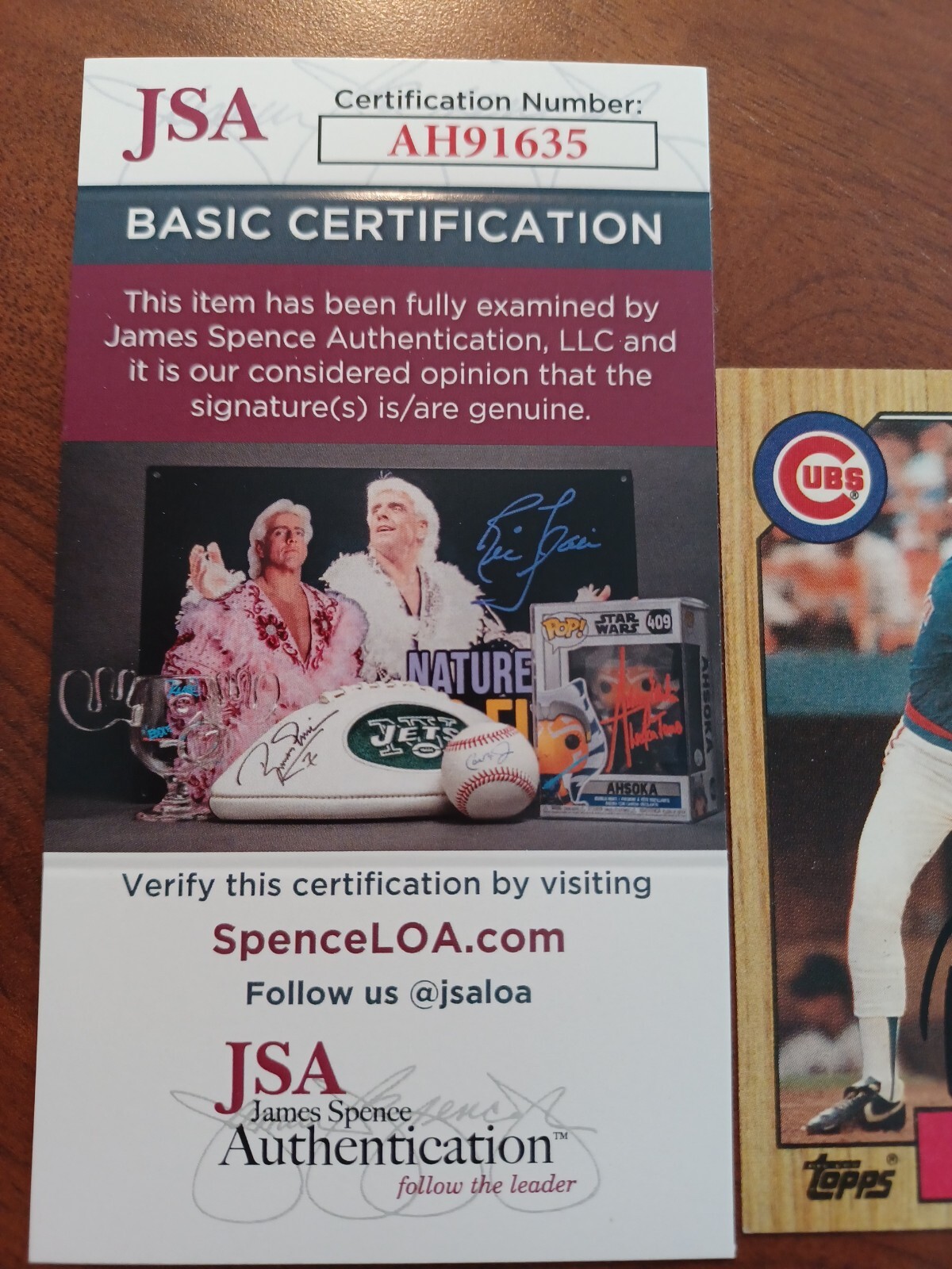 TERRY FRANCONA 1987 Topps # 785 autographed signed card CUBS 87 JSA ...