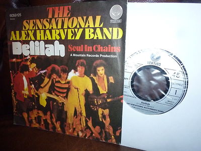 Sensational Alex Harvey Band, Delilah, Soul in Chains, Vertigo 1975, 7 ...