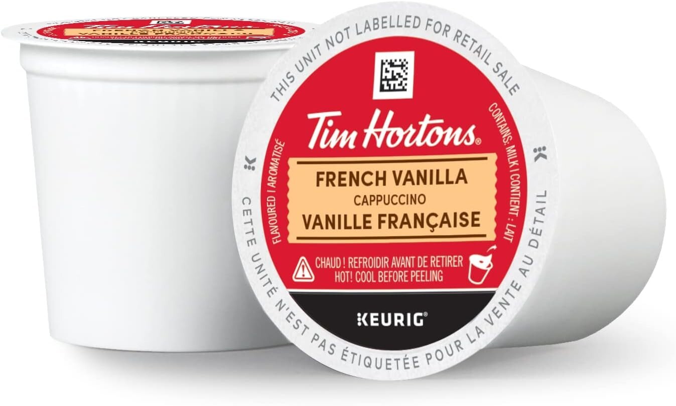 Tim Hortons French Vanilla Cappuccino K-Cup Pods 24 Pack. Fresh | eBay