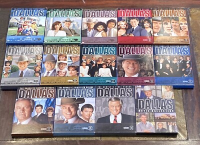 Dallas Complete TV Show Series DVD Set, Seasons 1-14 Plus Movie ...