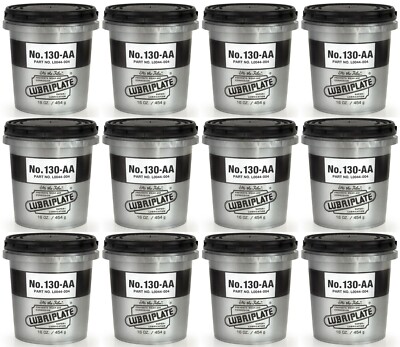 130-AA Lubriplate L0044-004 Grease 16 oz. Tub Multi-Purpose Case of 12 ...