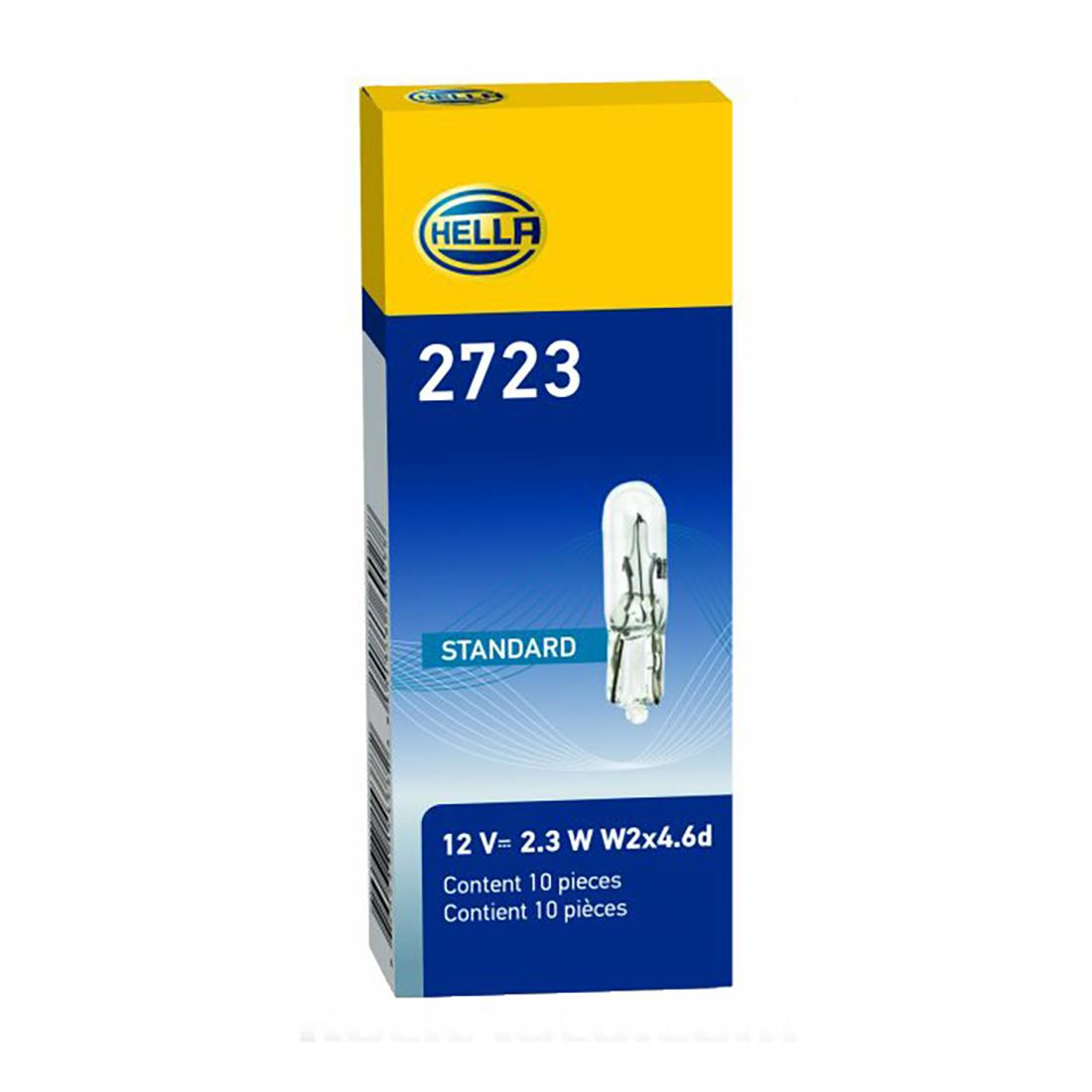 20PCS Hella 2723 Brake Light Bulb - High Mount 12V 2W W2.1X4.9D T1 NEW ...