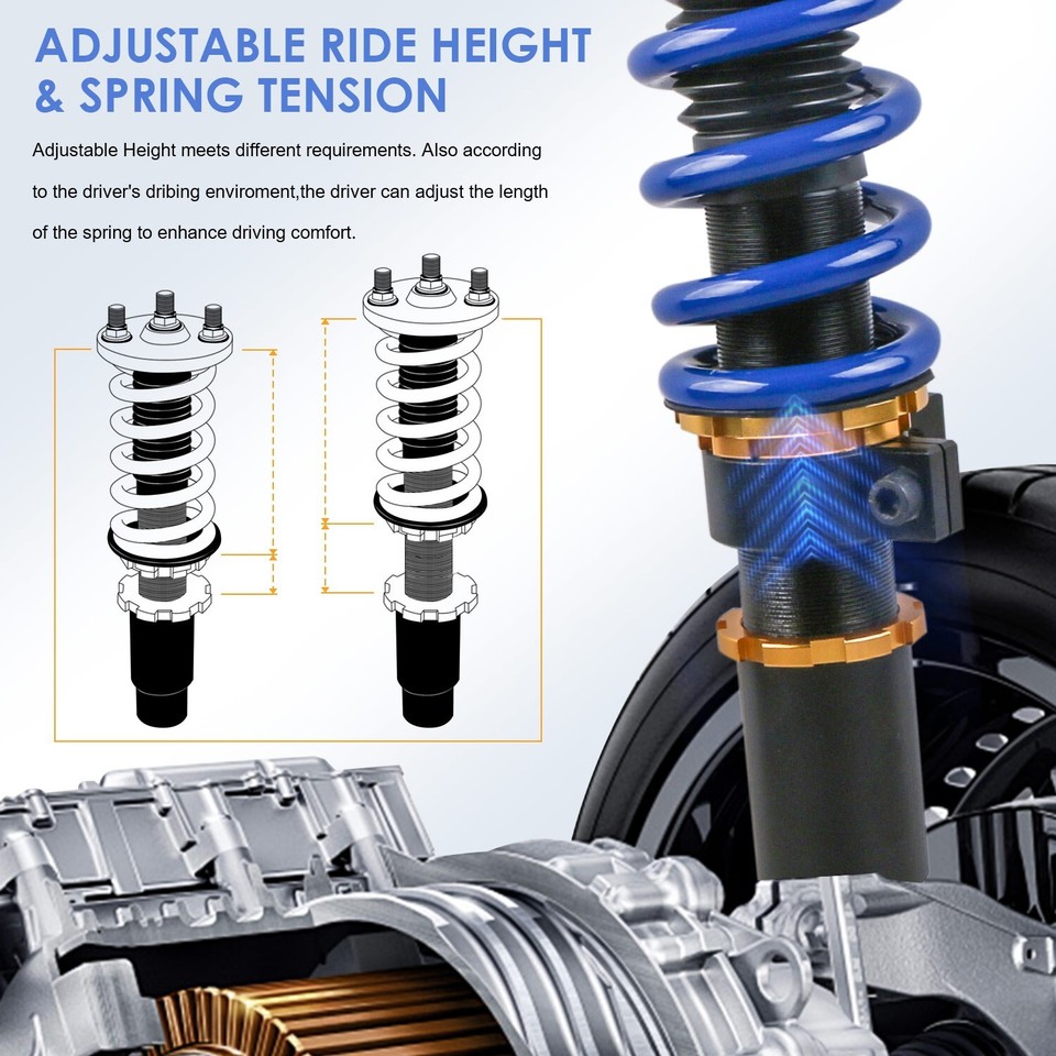 Set(4) Coilovers Struts For 13-16 Honda Accord CT1/CT2 15-17 Acura TLX ...