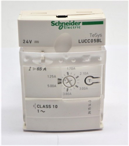 SCHLEUNIGER LUCC05BL Advanced control unit, TeSys U, 1.25-5A, 1P motors ...