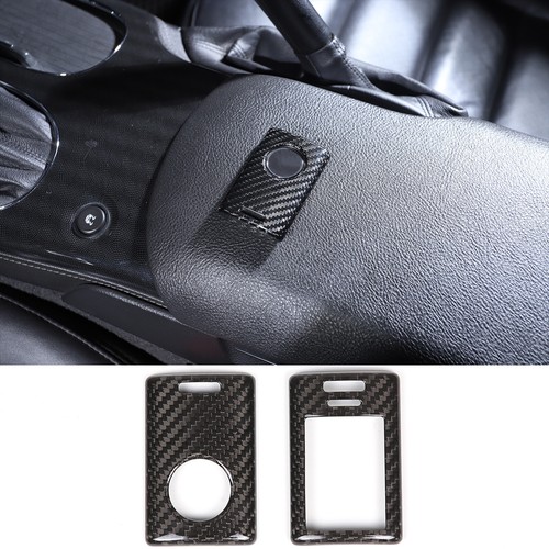 Carbon Fiber Car Key Cover Key Shell Fits For Corvette C6 2005-2013 C7 ...