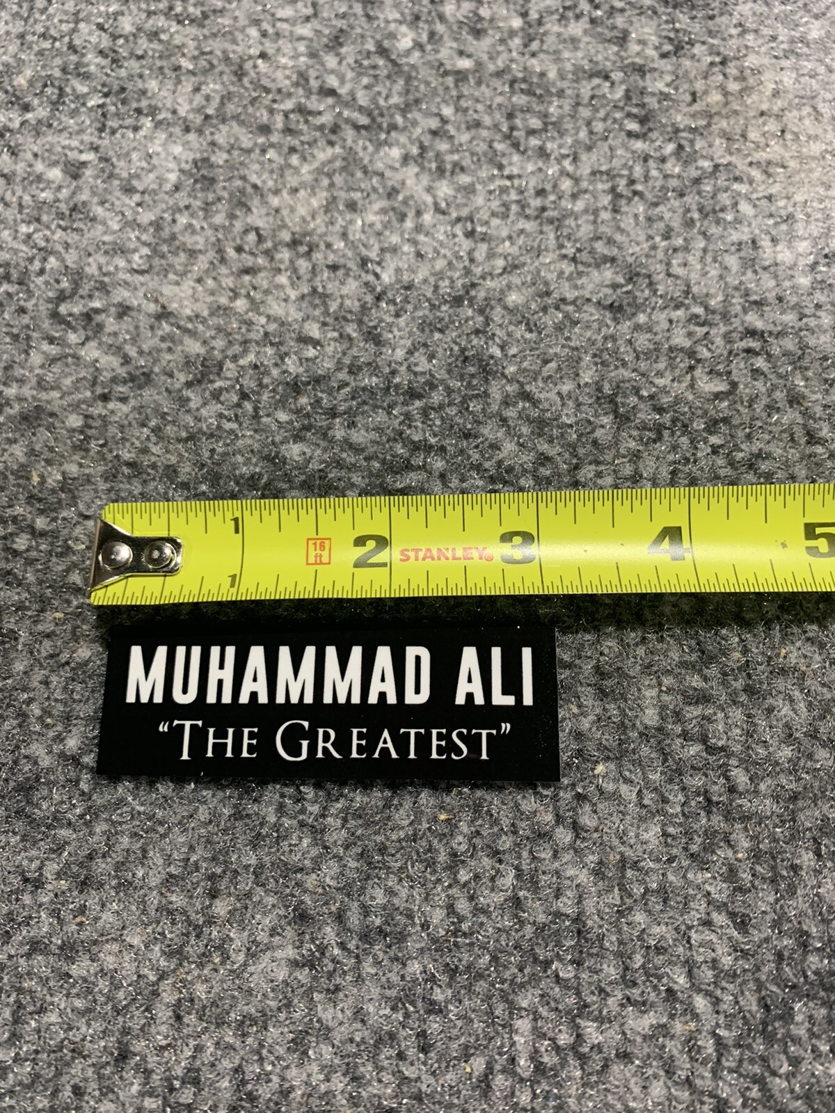 Muhammad Ali Name Plate 1x3 Perfect For Case Plaque | eBay