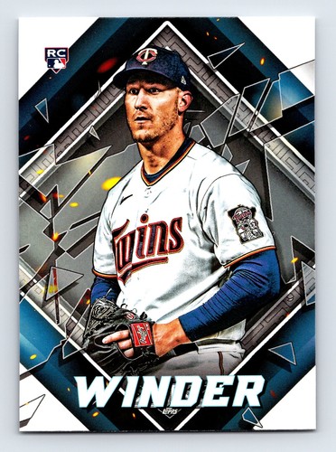 2022 TOPPS FIRE RC Josh Winder #199 Baseball Rookie Minnesota Twins RC ...