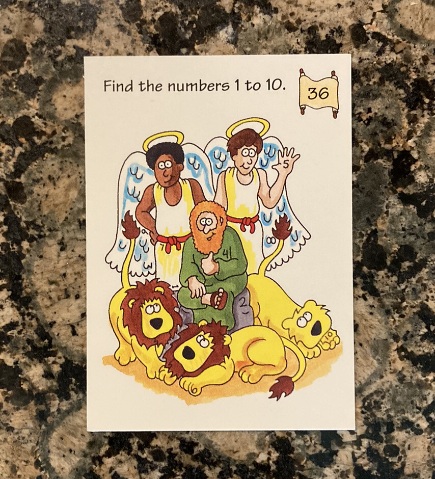 The BEGINNERS BIBLE trading card #36 Daniel Was A Wise Ruler | eBay