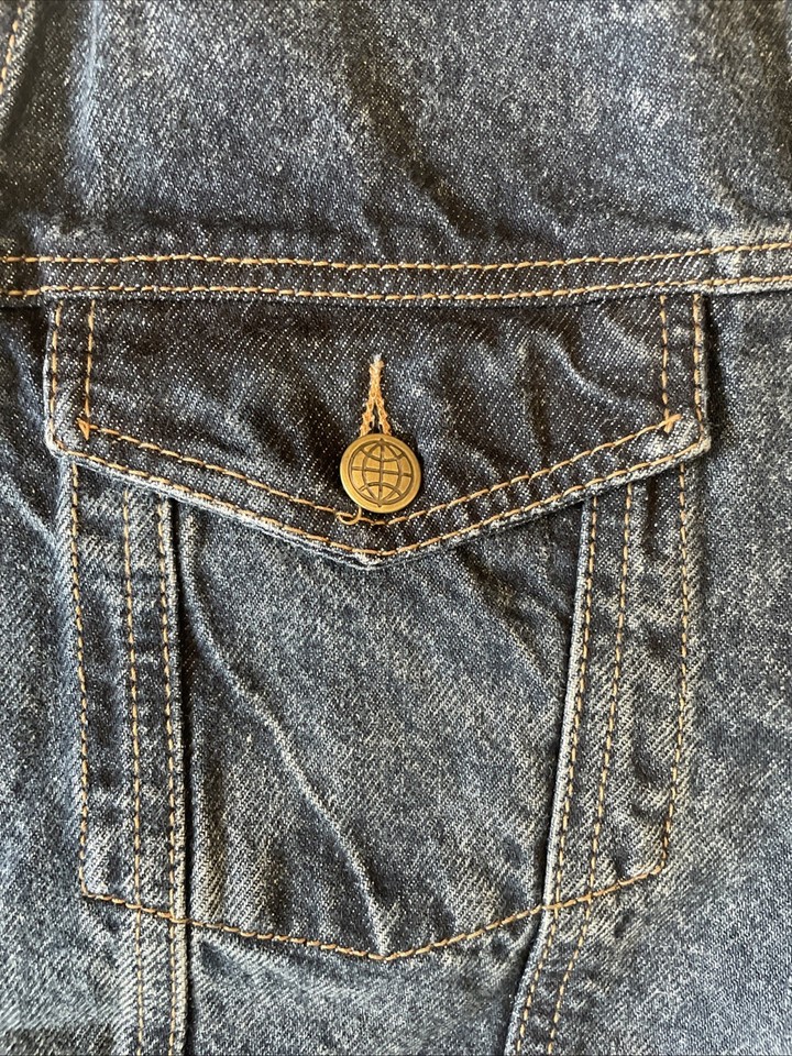 NWT Vtg 80’s Ruff Stuff Jean Truck Jacket Flying Ace Womens XS/Youth XL ...