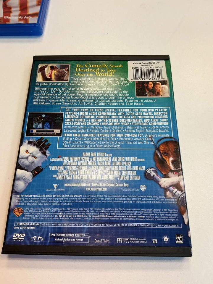 Cats & Dogs DVD Full Screen Version - FREE & FAST SHIPPING | eBay