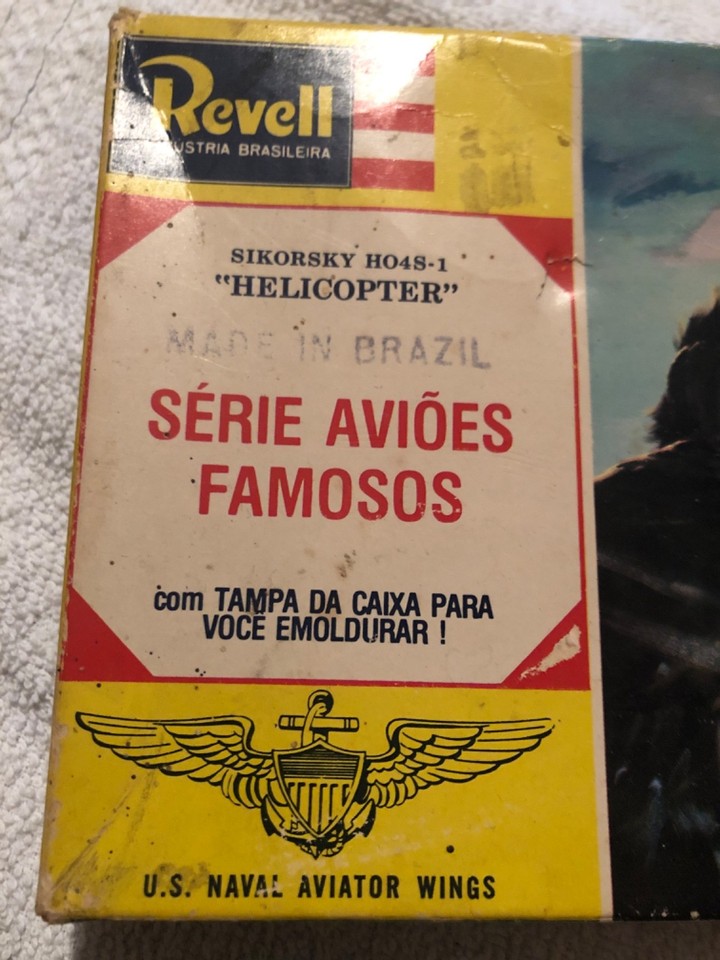 Revell 1960 Famous Aircraft Series Sikorsky H04S-1 Model kit unbuilt ...