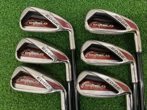 Callaway Diablo Edge Iron SET #5-pw 6pc Graphite LOW TORQUE MID KICK ...