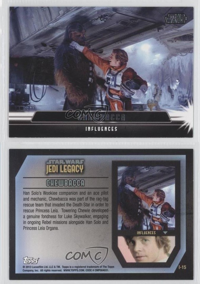 2013 Topps Star Wars Jedi Legacy Influences Chewbacca #I-15 0e1 | eBay