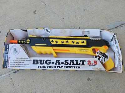 New BUG-A-SALT Yellow 2.5 Salt GUN Rifle Fly Hunter Bug Killing Device ...
