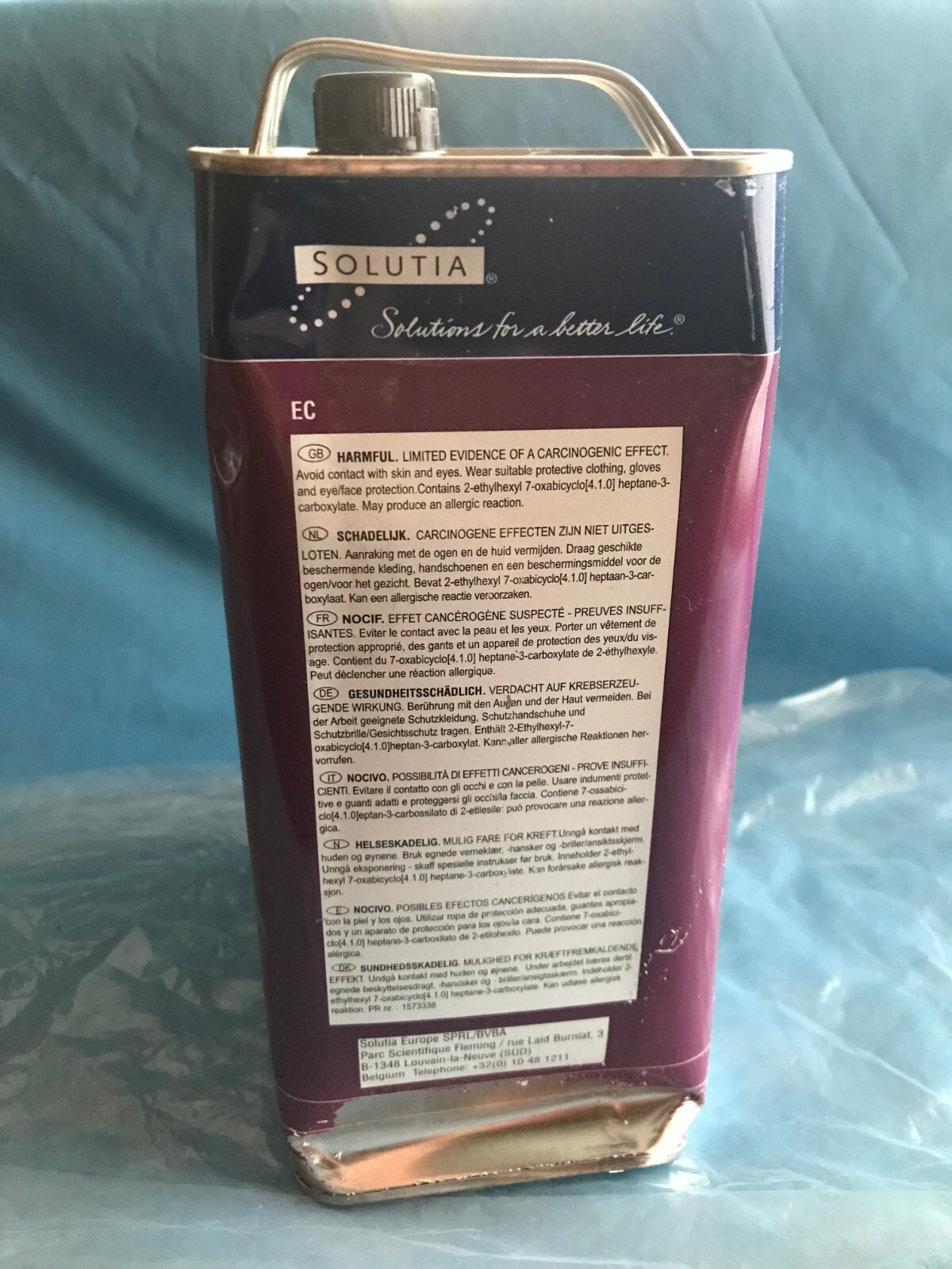 New 1 Gallon Can of Skydrol 500B-4 Aircraft Airplane Hydraulic Fluid U ...