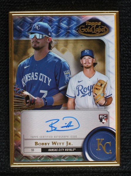 2022 Topps Gold Label - Framed Autographs #FA-BWJ Bobby Witt Jr. (AU ...