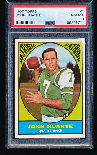 1967 Topps JOHN HUARTE #1 PSA 8 | eBay