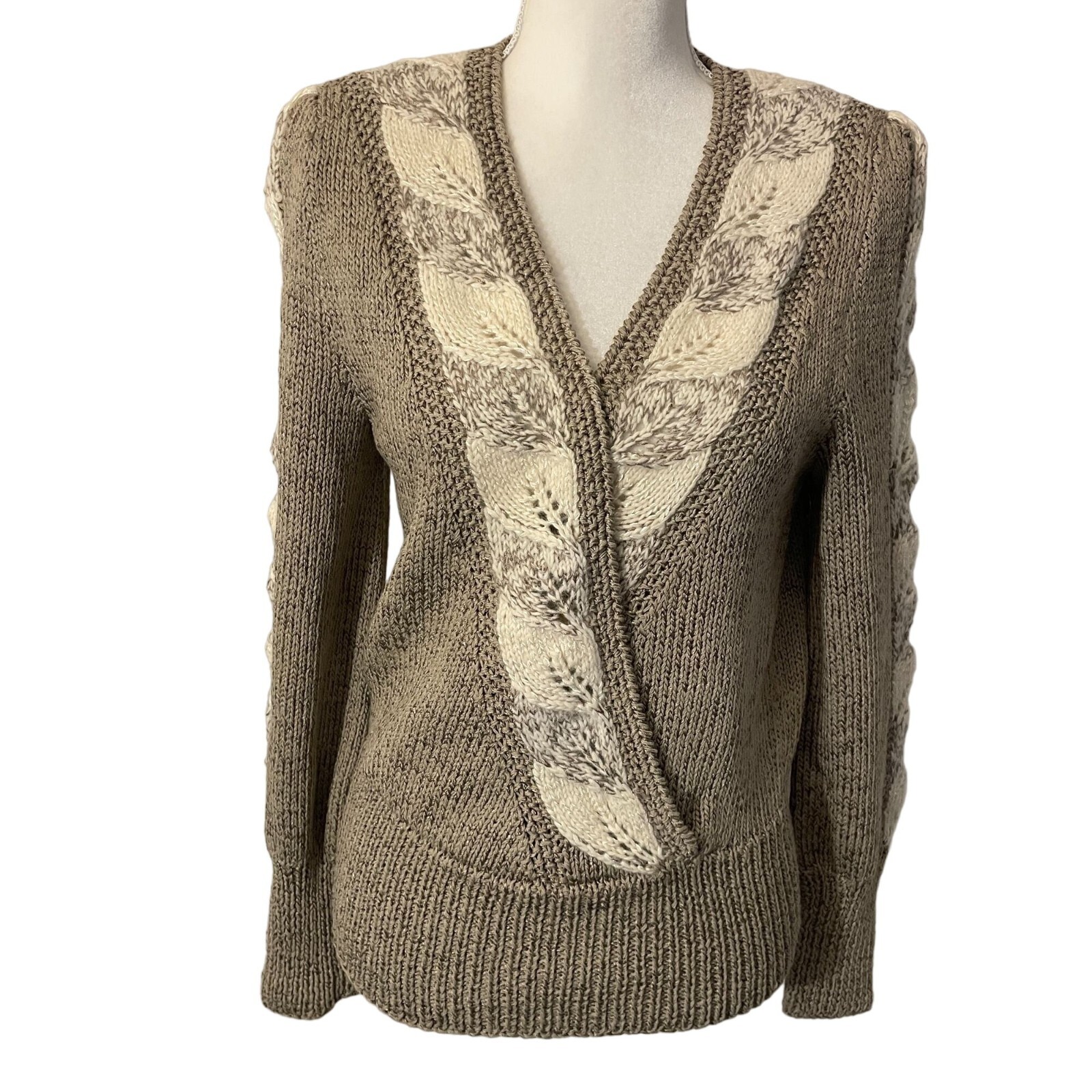 Vintage 80s Suzelle Wool Angora Rabbit Hair Blend Mock Wrap Sweater ...