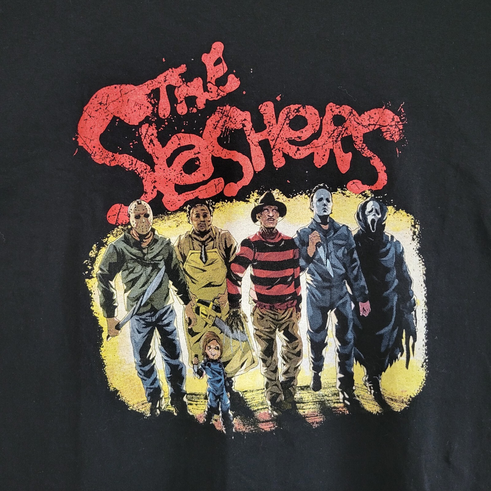Halloween The Slashers Charachter Tee Horror Chucky J… - Gem