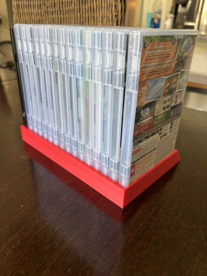3D Printed Nintendo Switch Game Display Stand - 16 Games, MADE IN USA ...