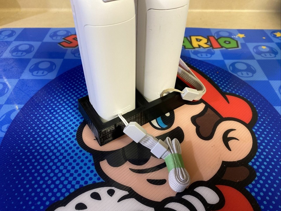 Wii Controller Stand, Holds 2 Wiimotes for Display or Storage! 3D ...