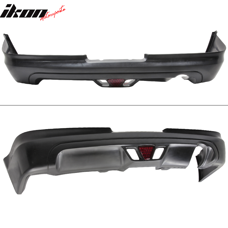 Fits 02-04 Acura RSX Mugen Style Rear Lip Spoiler Diffuser w/ LED Brake ...