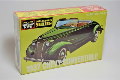 Life-Like 09299 1/32 Scale 1937 Chevrolet Convertible Plastic Model Kit ...
