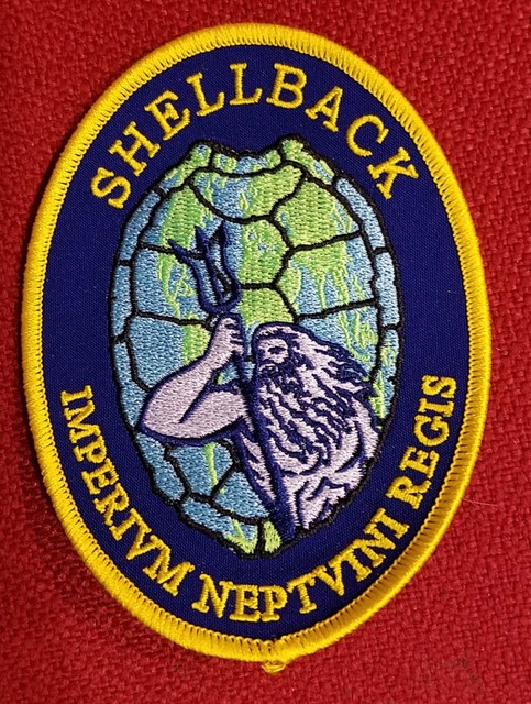 US NAVY Crossing of the Equator Shellback Military Patch ANCIENT ORDER ...