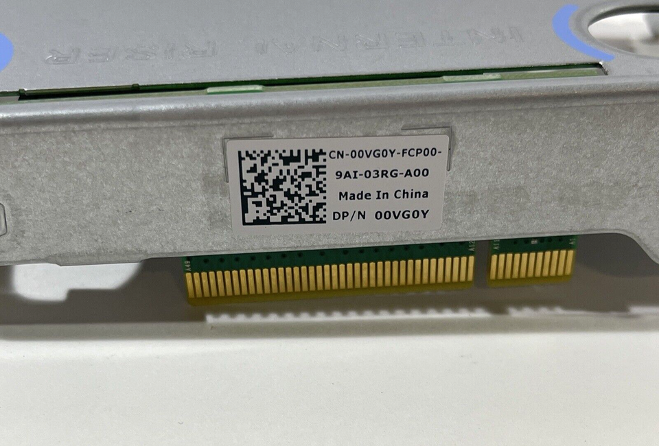PJW9F Dell EMC PowerEdge R440 PCIe G3 X8 Riser CARD WITH Board 00VG0Y ...