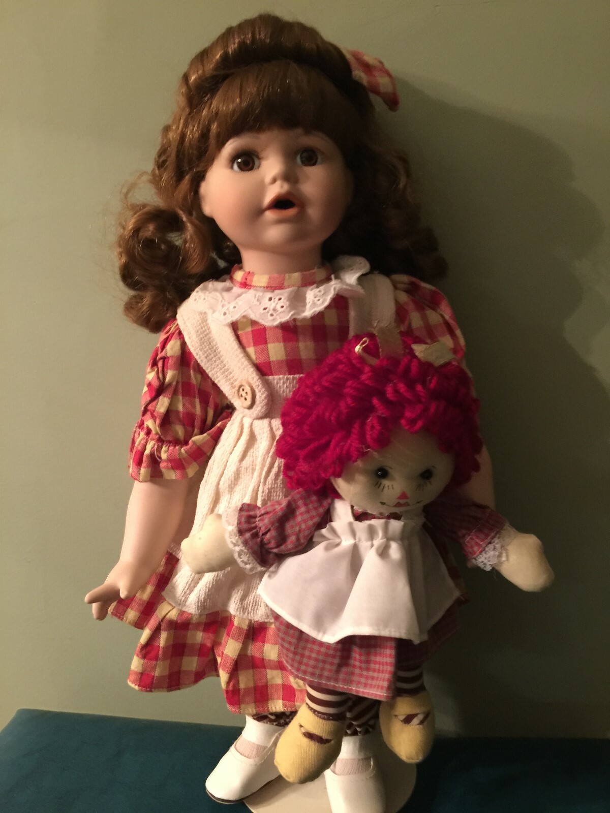 Ragedy Ann and her doll 17 in doll with 9 inch Ragedy Ann doll | eBay